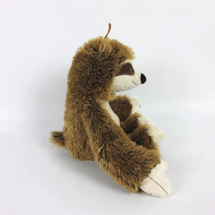Stuffed Dog Toy Plush Animals Sloth with Squeaker for Pet Chew Toy ...
