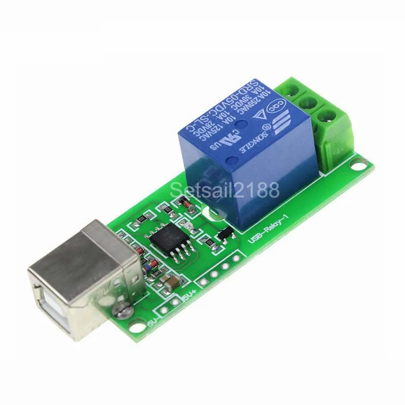 1 Channel 2 Channel 5v 12v Usb Relay 1ch Programmable Computer Control ...