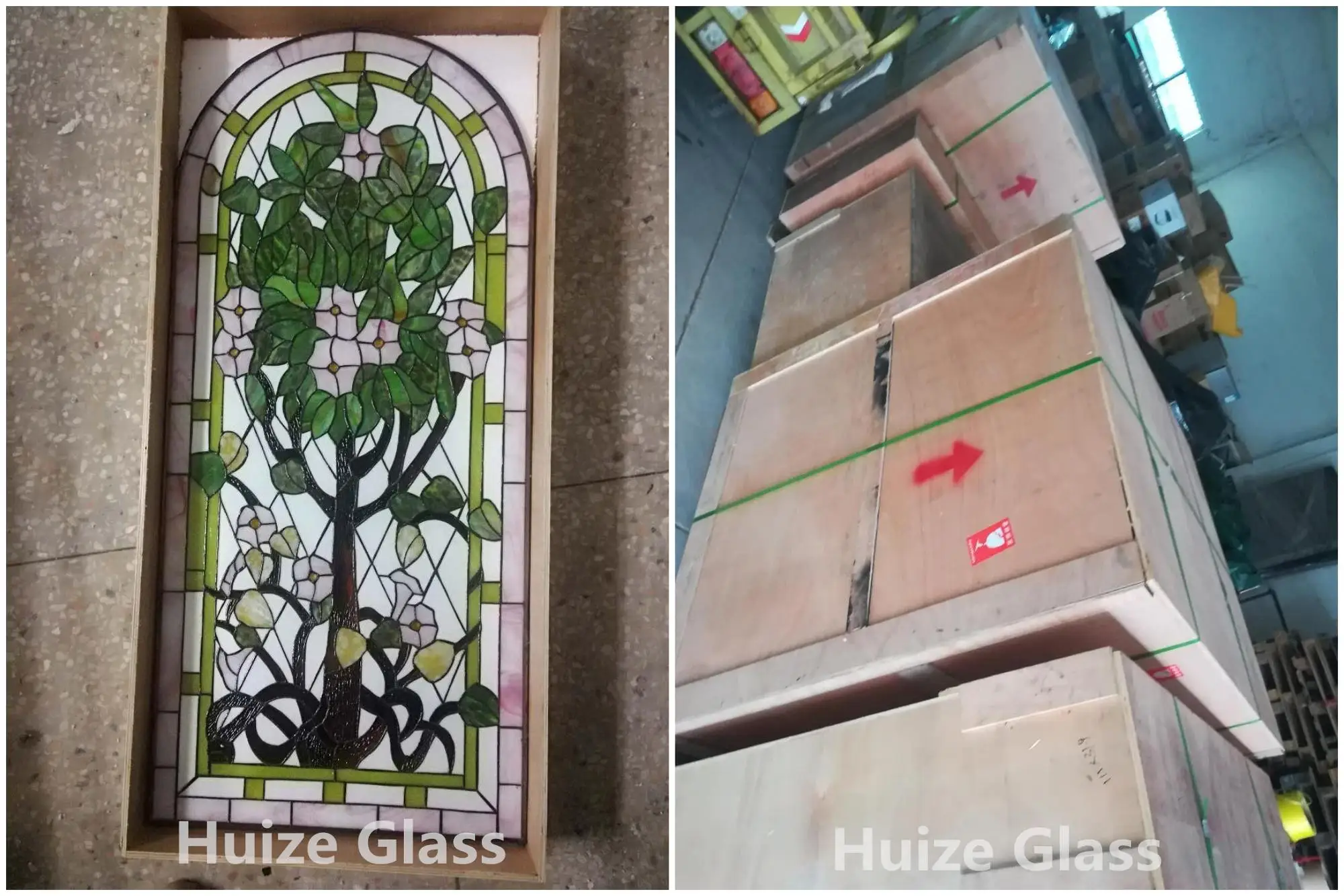 Tiffany Custom Lead Stained Glass For Door And Window Partition - Buy ...