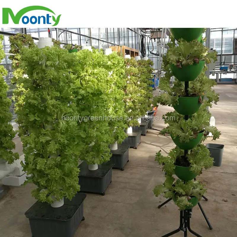 Cheap Vertical Column Garden Hydroponics Tower Agricultural Hydroponic ...