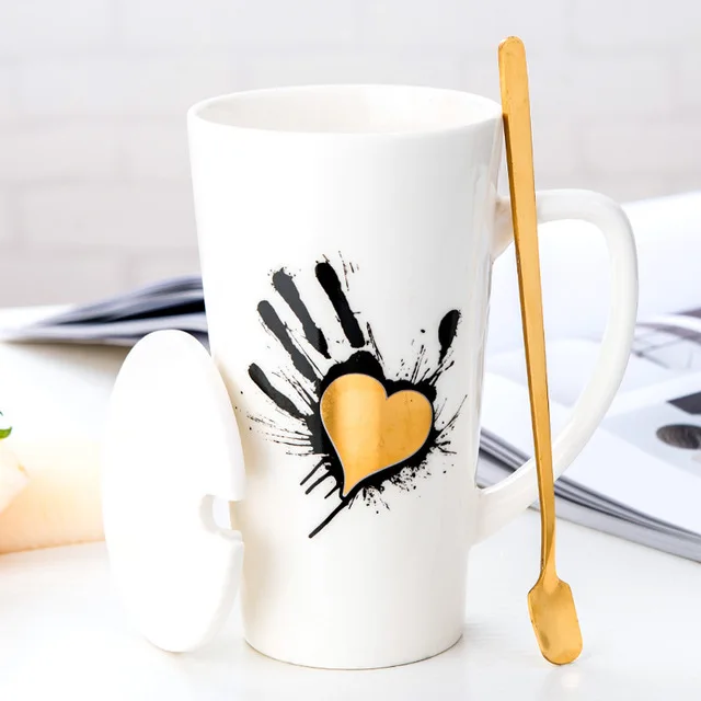 17oz Cone Shaped Ceramic Mug Personalized Coffee Mugs - Buy ...