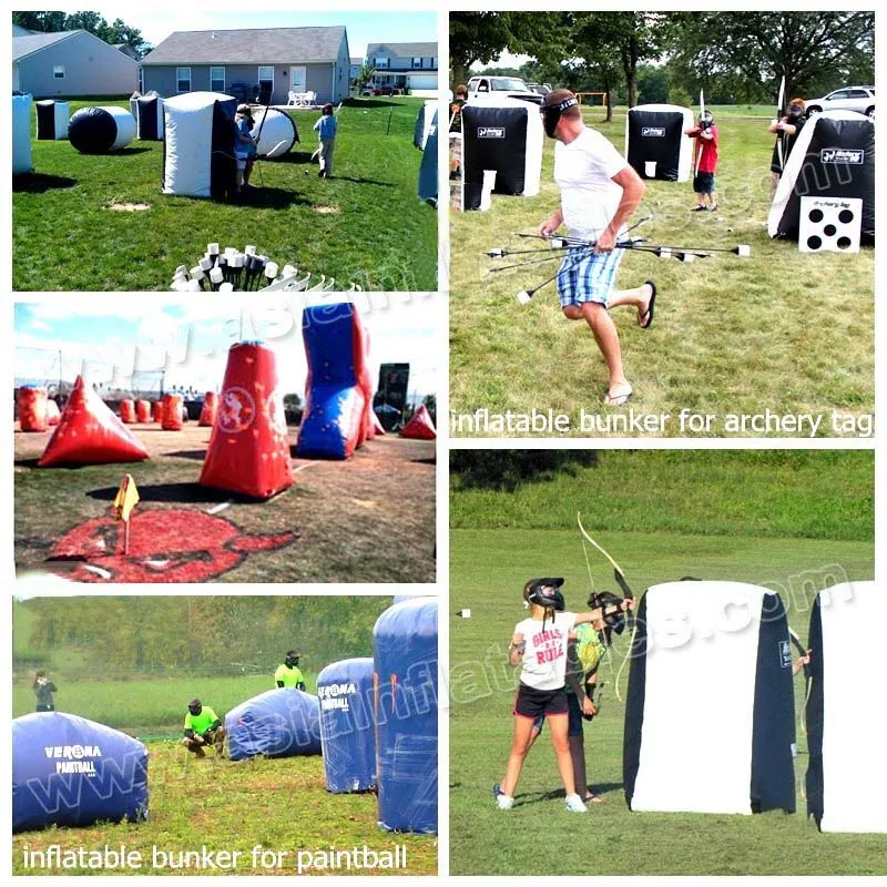 Inflatable Paintball Bunker Paintball Obstacles Course Games Inflatable ...