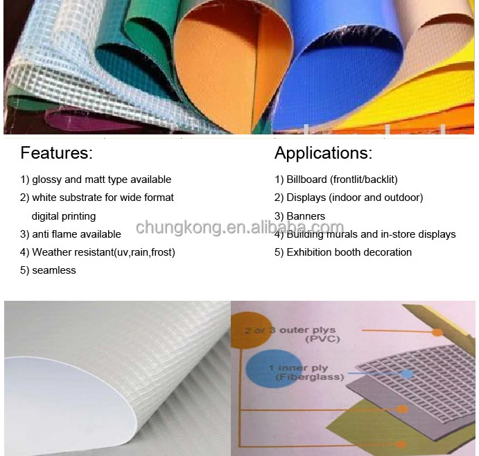 PVC Flex Banner - 1.02~3.2m X 50m Digital Printing Material