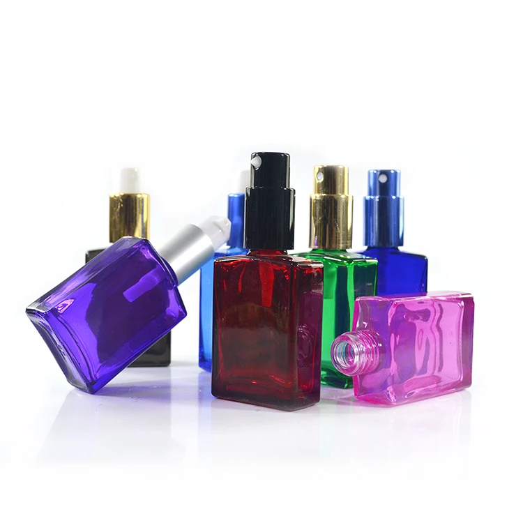 Botol Semprot Kaca Beku Parfum Kotak Datar,Isi Ulang 30 Ml 30 Ml 50ml ...