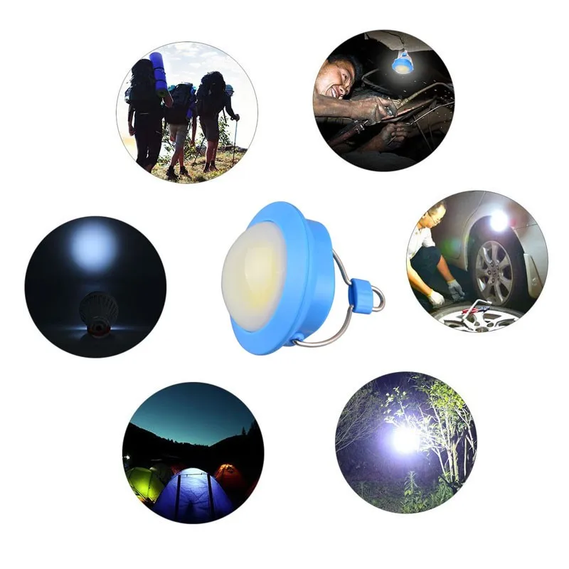 Mini Size Led Portable Camping Light Outdoor Magnet Hook Camping Light ...