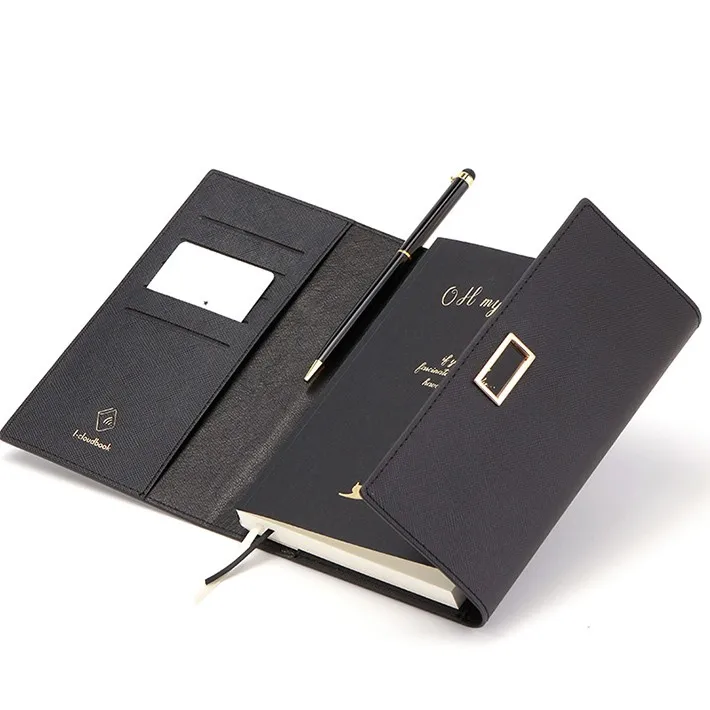 Luxury Notebook With Pu Sleeve Pocket For Card/pen/cash Manufacturer ...