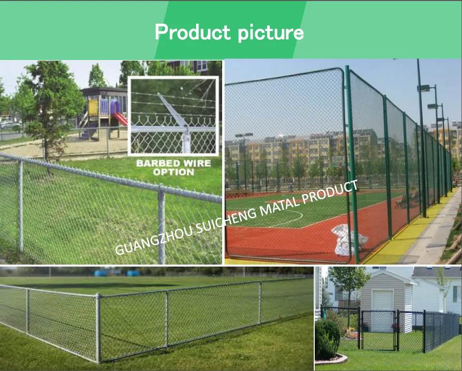 Galvanized Square Mesh Cyclone Wire Fence Services