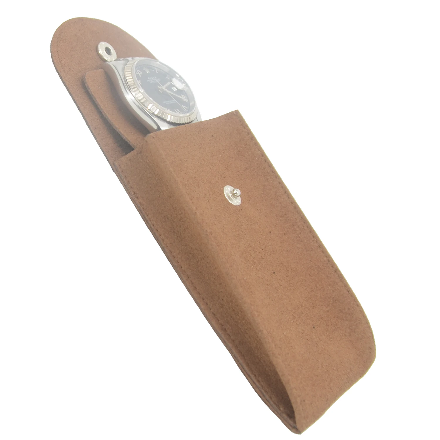 Suede Leather Watch Pouch - Premium Storage Solution