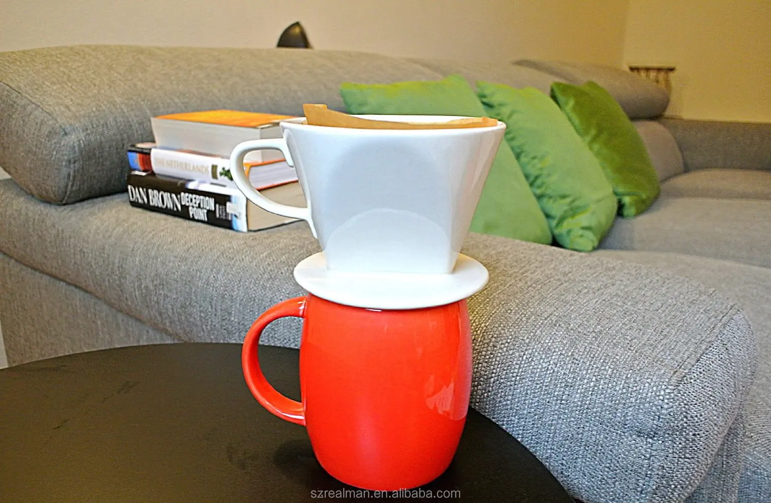 Ceramic Coffee Dripper / Drip Coffee Maker For Fresh Filter Coffee ...