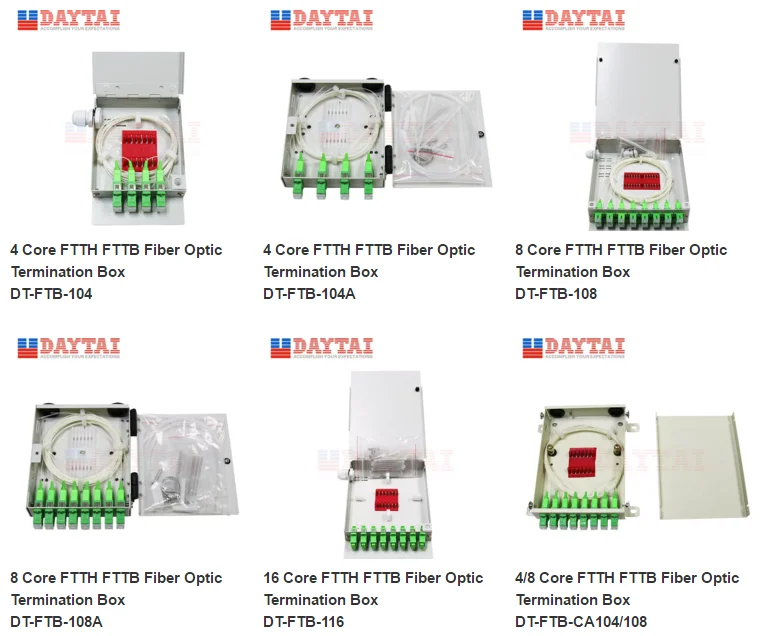 DAYTAI ODF Box - 144 Core Fiber Optic Distribution Frame