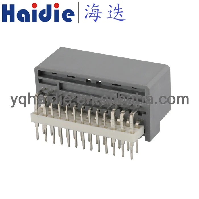 26 Pin Gray Male Pcb Blade Wire Electrical Automotive Connectors 175571 ...
