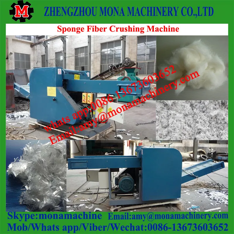 Synthetic Fiber Textile Waste Cloth Cutting Shredding Machine Price ...