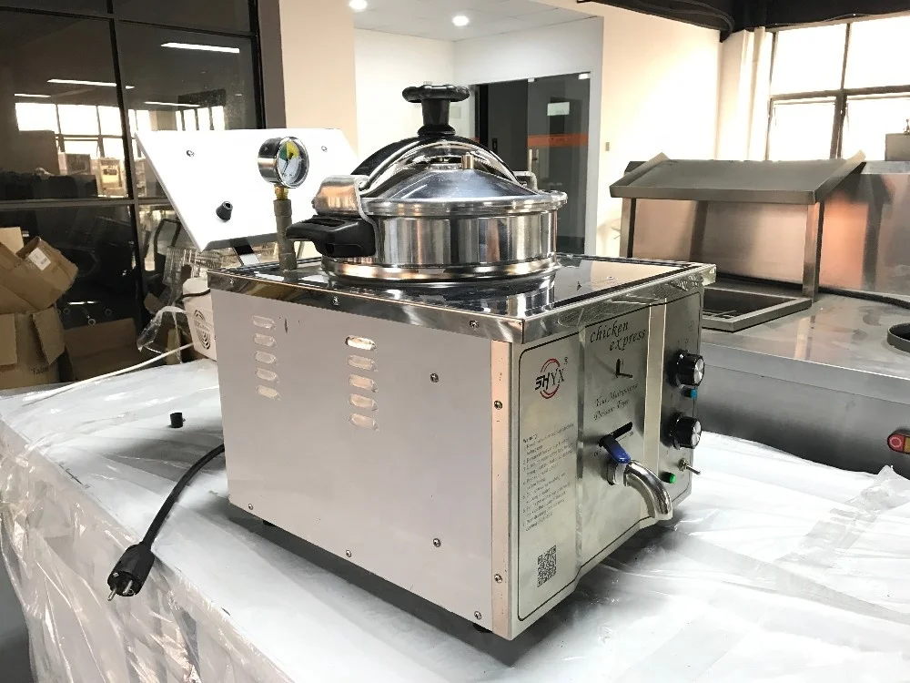 16l Electric Table Top Chicken Pressure Fryer Machine Broaster Pressure ...