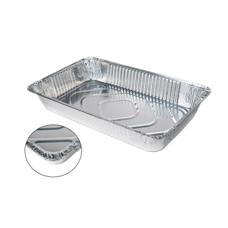 Large Rectangular Disposable Aluminum Foil Steam Table Baking Roast ...