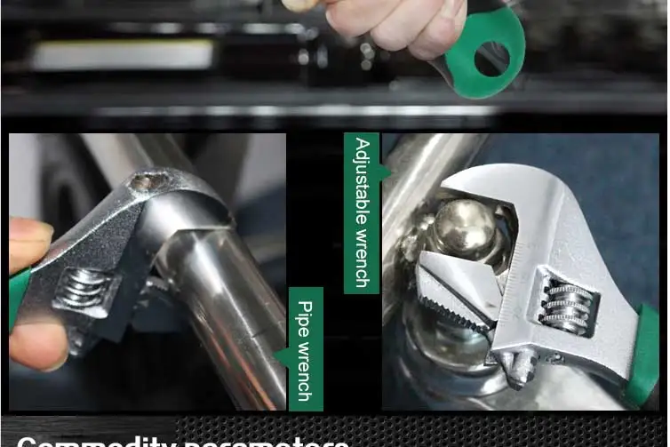 LAOA 6inch Lightweight Adjustable Spanner Mini Adjustable Torque Impact ...