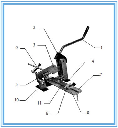 Manual Steel Rule Die Making Cut and Lipper Machine