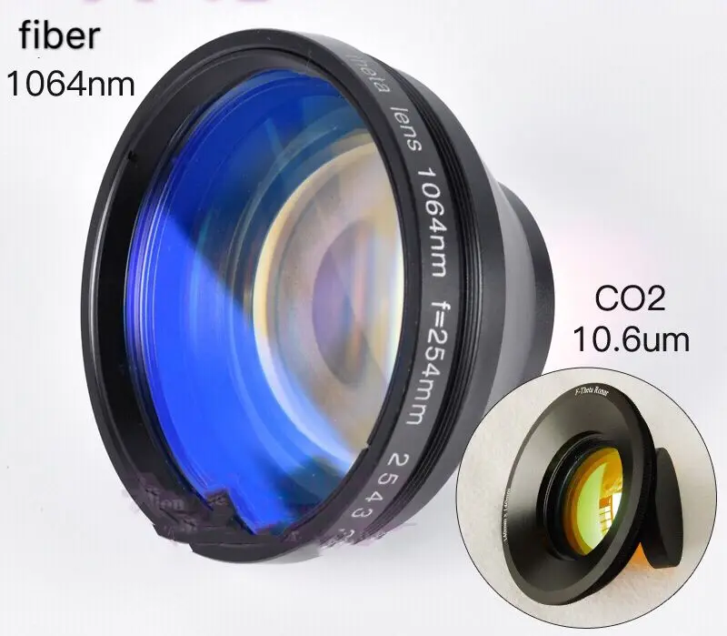 1064mm F-theta Lens For Fiber Laser Marking Machine Scanning Lens Field ...