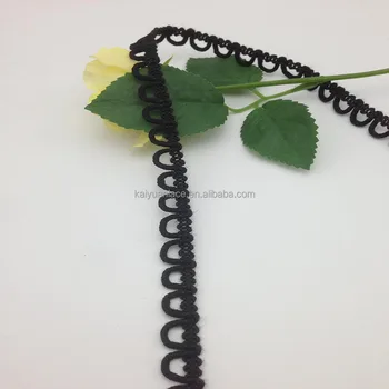 Braid Cotton Black Button Loop Gimp Upholstery Trim - Buy Gimp ...