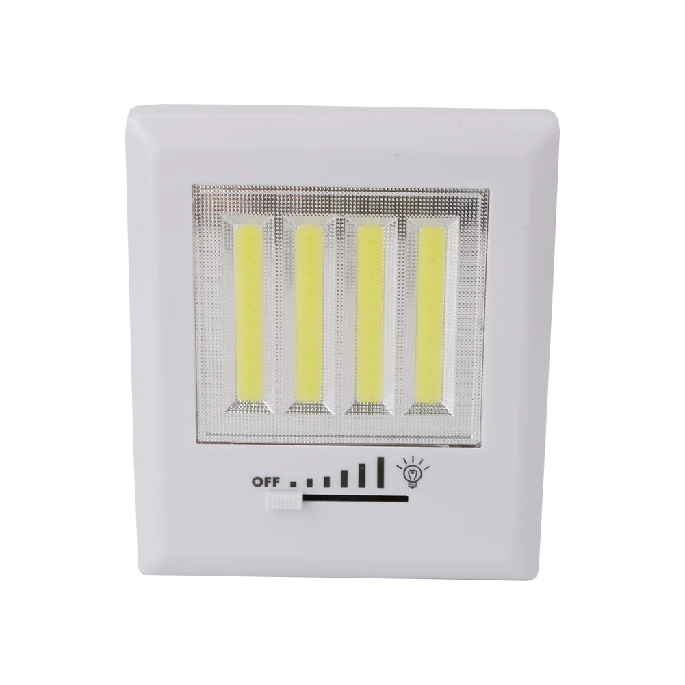 4 Cob Led Slider Switch Light Wireless Cordless Portable Night Light ...