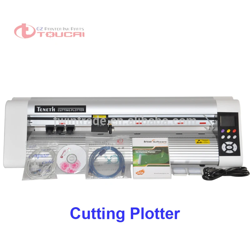 Teneth Mini Label Sticker Cutter Office Equipment Graphic Vinyl Cutting Plotter For Sale With ...