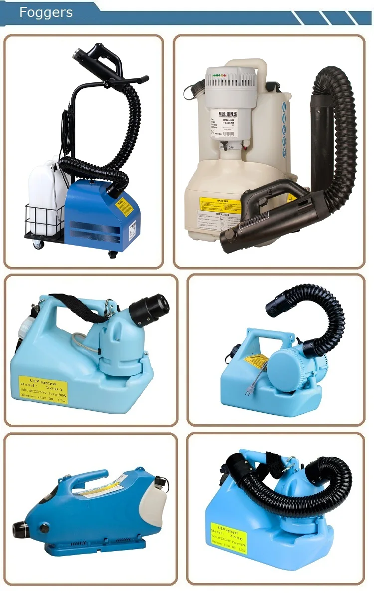 Backpack Cordless Battery Operated Mist ULV Cold Fogger