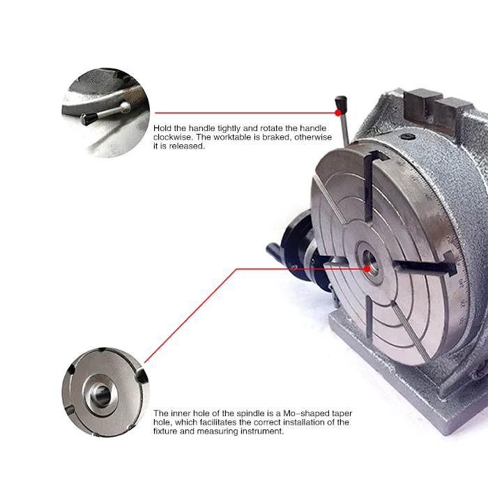 Tilting Rotary Table for Milling Machine Precision Cross