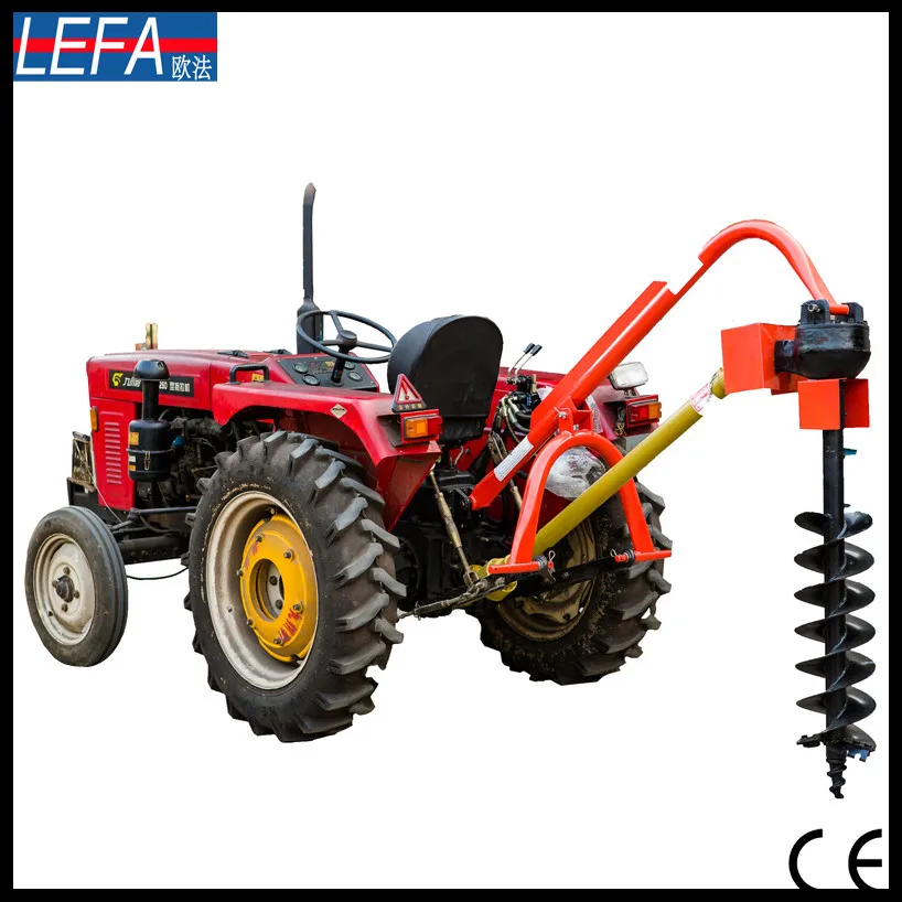 Agriculture Tractor Pto 3 Point Linkge Post Soil Hole Digger With Ce ...