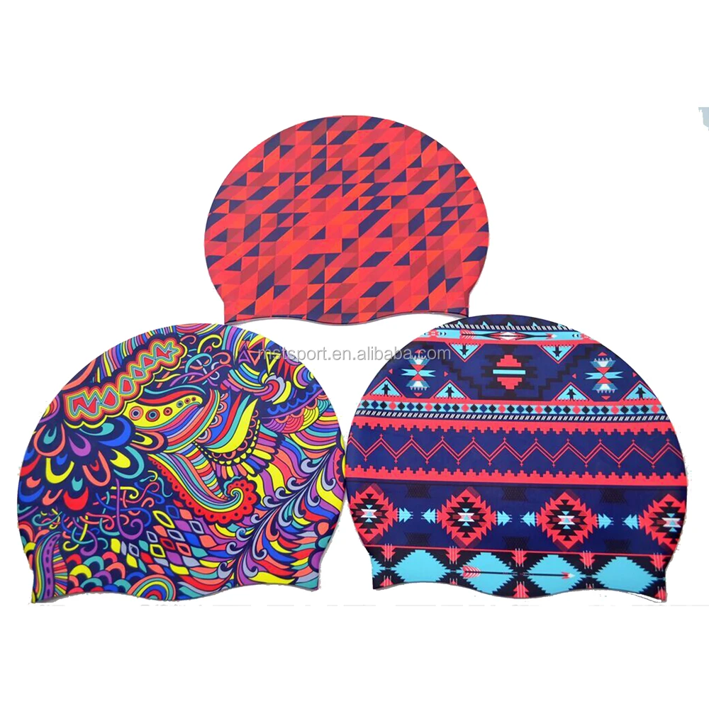 Mystyle Special Printing Silicone Heat Transfer logo for Swimming Caps ...