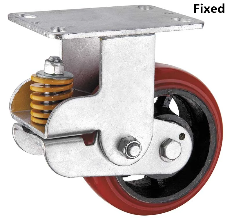 Wbd Polyurethane Roller Bearing Anti-vibration Caster Wheels With ...