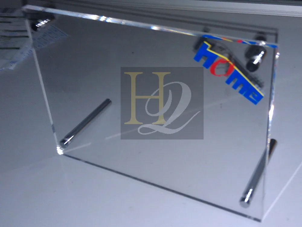 Acrylic Photo Frame with Screw Foot - Eco-Friendly Display