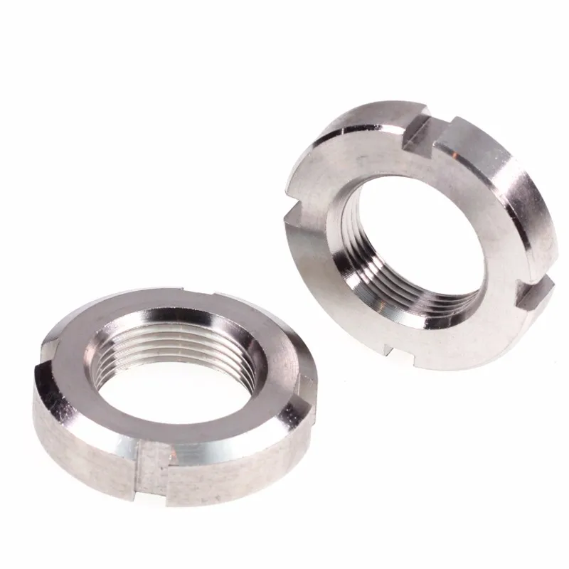 M4 M12 M20 Stainless Steel Sus304 Slotted Round Nut Din1804 - Buy ...