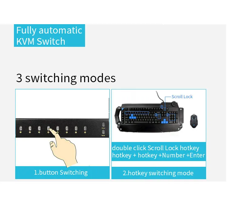 2 ports USB HD Auto KVM switch H DMI KVM SWITCH 2 input 1 output KVM ...