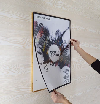 Aluminum Plastic Poster Frame Edging A0 Magnetic Poster Frame ...