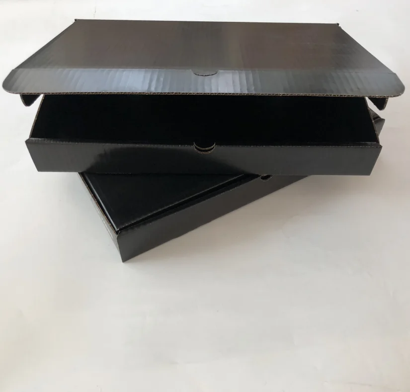 Custom Black Glossy Cardboard Box Waterproof Cardboard Packaging Box ...