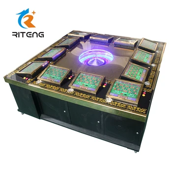 Electronic Casino Slot Gambling Round Table Roulette Machine - Buy Coin ...