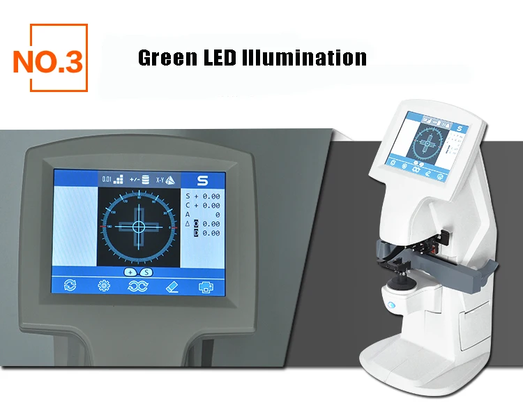 China Auto Lensmeter Digital Lensometer Ophthalmic Focimeter Optometry ...