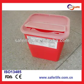 1l Red Disposable Plastic Surgical Instrument Containers - Buy Surgical ...