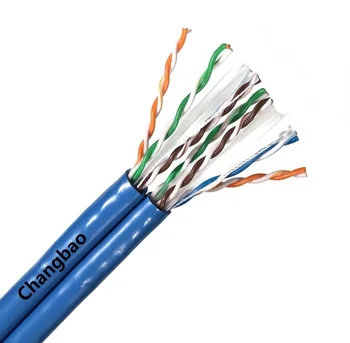 4 Pairs 23awg Copper Conductor Dual Cat6 Double Utp Or Ftp Siamese ...
