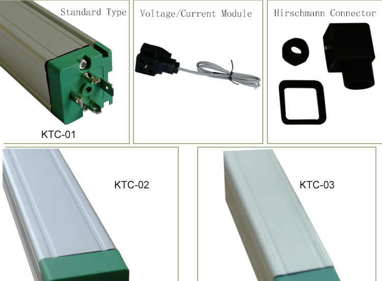 High Accuracy Inductive Linear Position Sensor With Push Rod & Ball ...