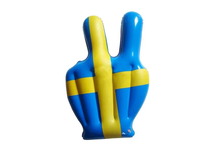 Custom Design Cheering Giant Inflatable Middle Finger Hand