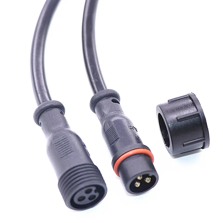 M8 M12 M16 M18 Waterproof Connector 4 Pin 4 Core Plug Ip67 Ip68 Male ...
