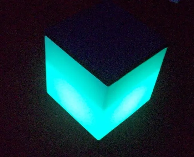 Led Light Box Chair,Led Party Chair,Led Cube Lighting Chair Led Light ...