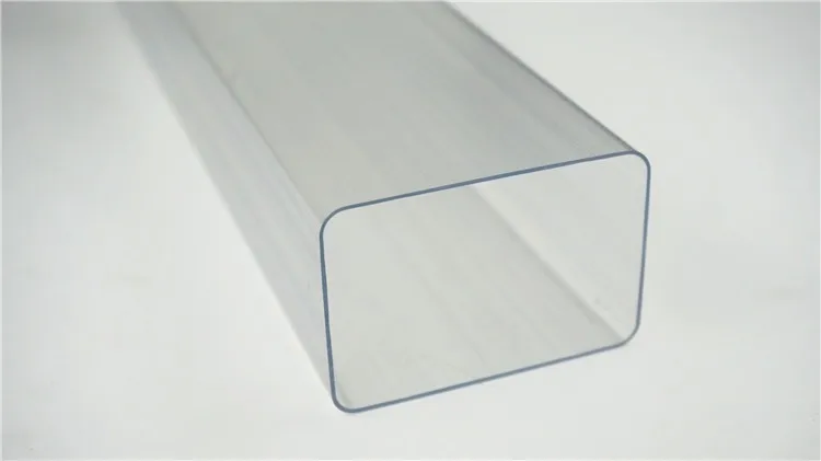 Plastic Packing Tube Rectangular Empty Hard Clear Pvc Ic Pipe Tube ...