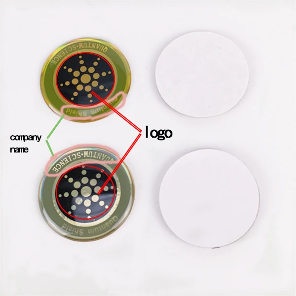 Quantum Science Technology Waterproof Radiation Sticker