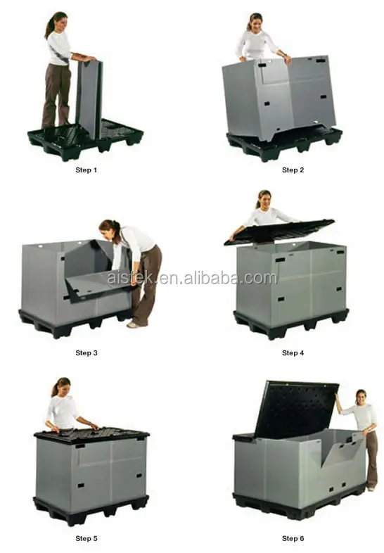 De plástico Gaylord contenedor| Alibaba.com