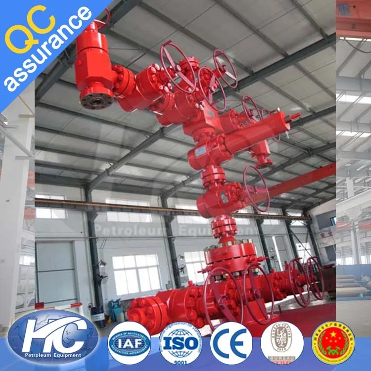 Iso9001 Certification Drilling Tree / Oil Rig Christmas Tree / Wellhead ...