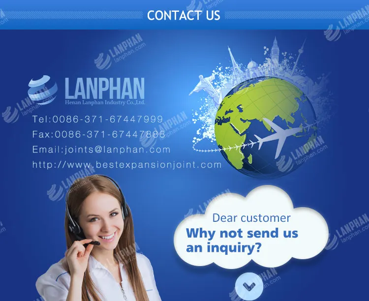 Expansion Joint Pipe Fitting - Rectangular Fabric Compensator