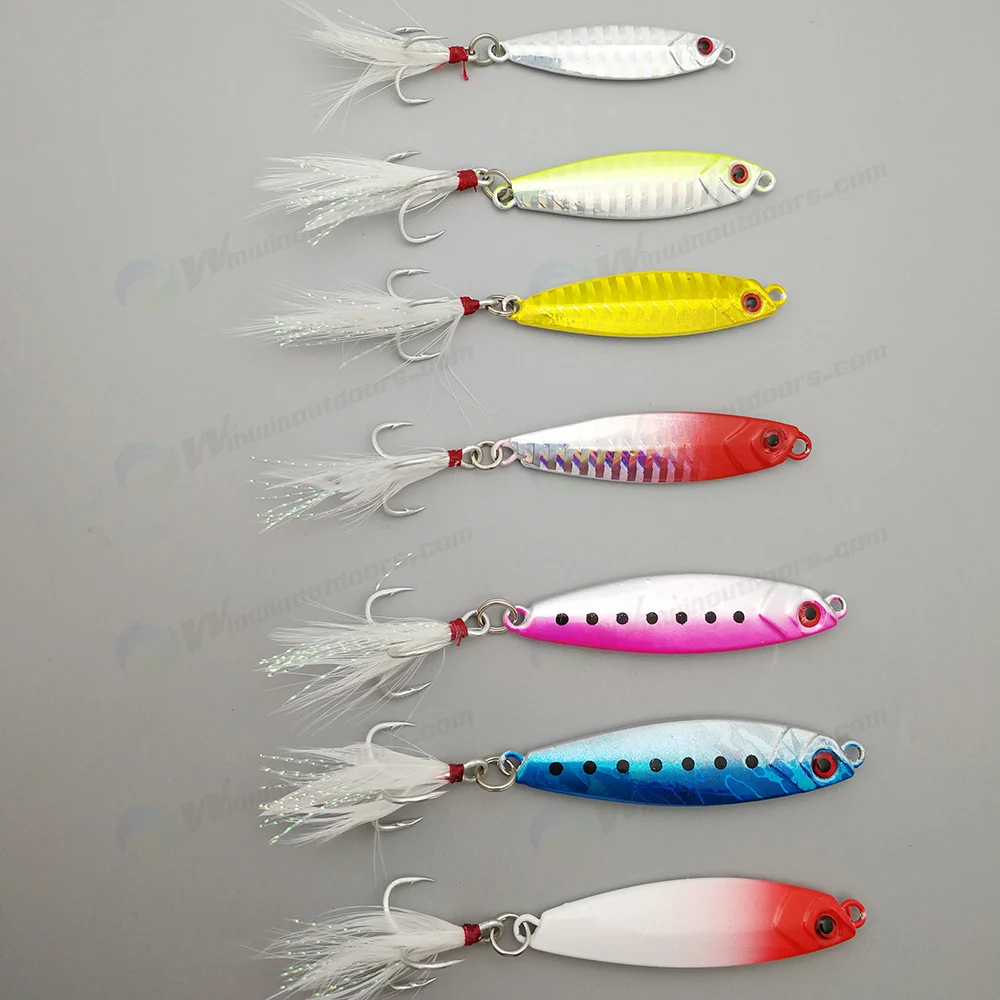 Knife Jigging Luminous Metal Artificial Bait - Lead Jig Fishing Lure