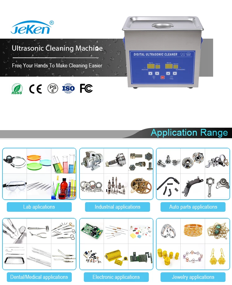 Jeken 3.2L Ultrasonic Cleaner - Efficient Printhead Cleaning