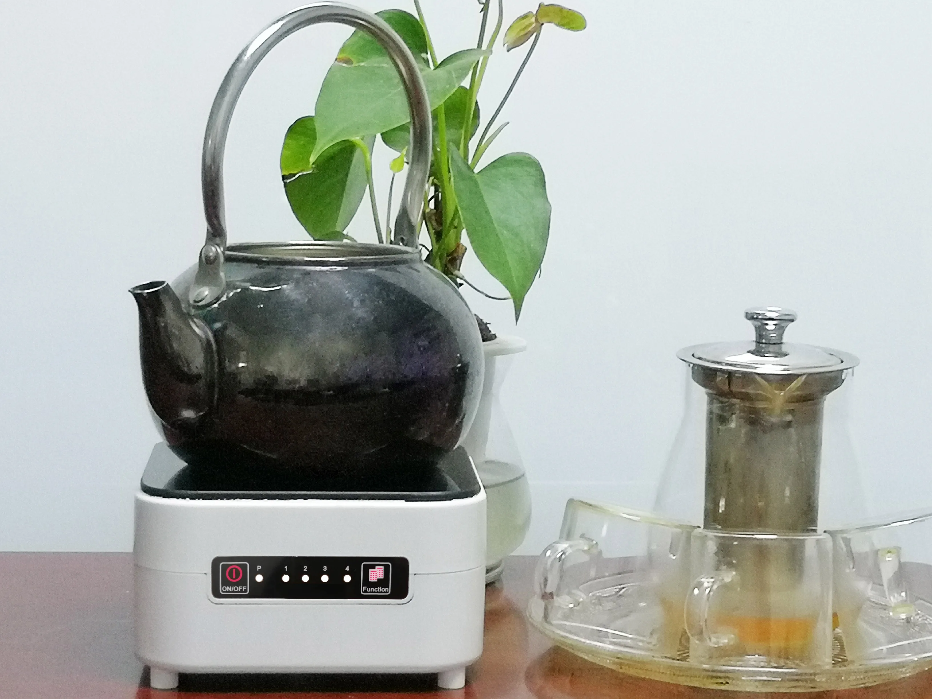 White Square Pervasive Efficient Electric Smart Mini Induction Cooker ...